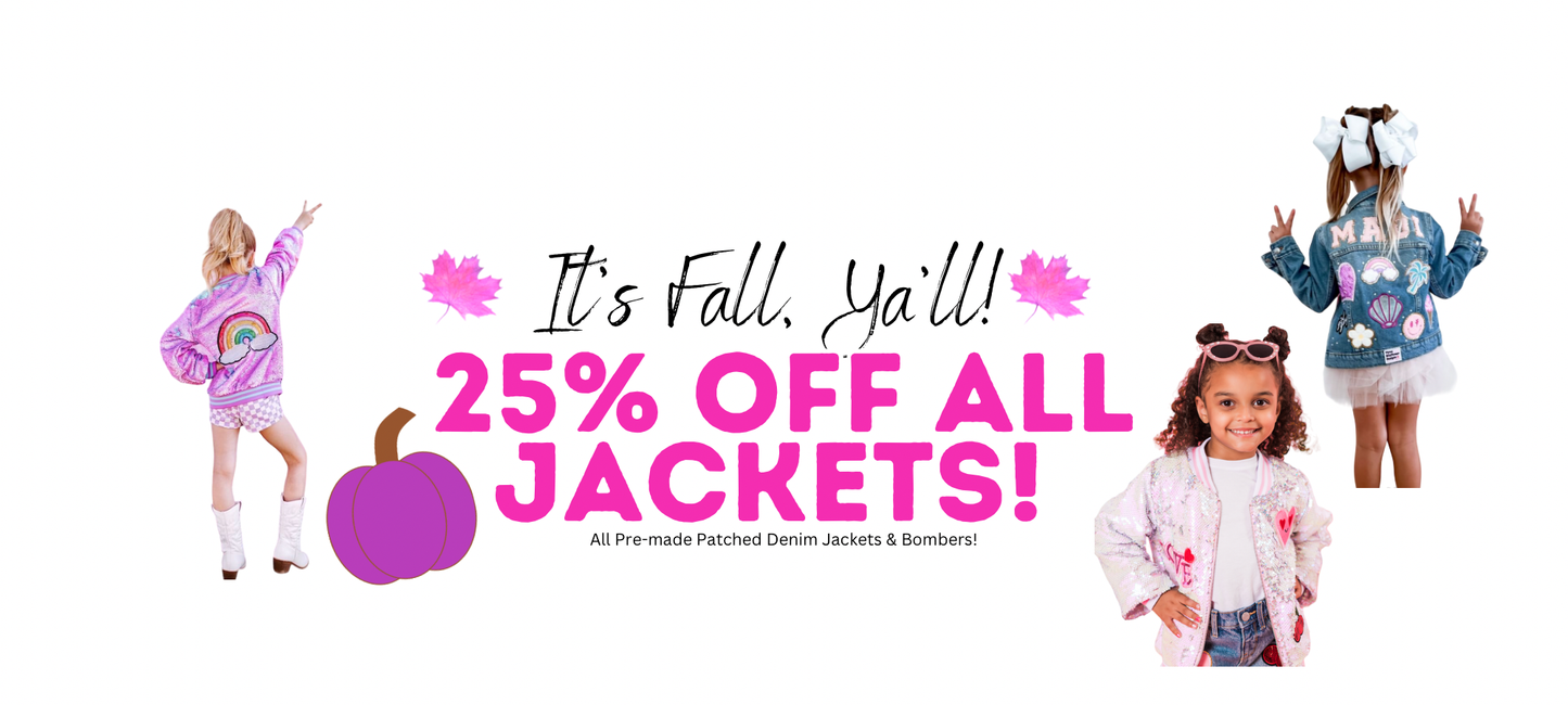 Custom Patch Jackets, Clothing, Accessories | Three Wildflower Designs ...