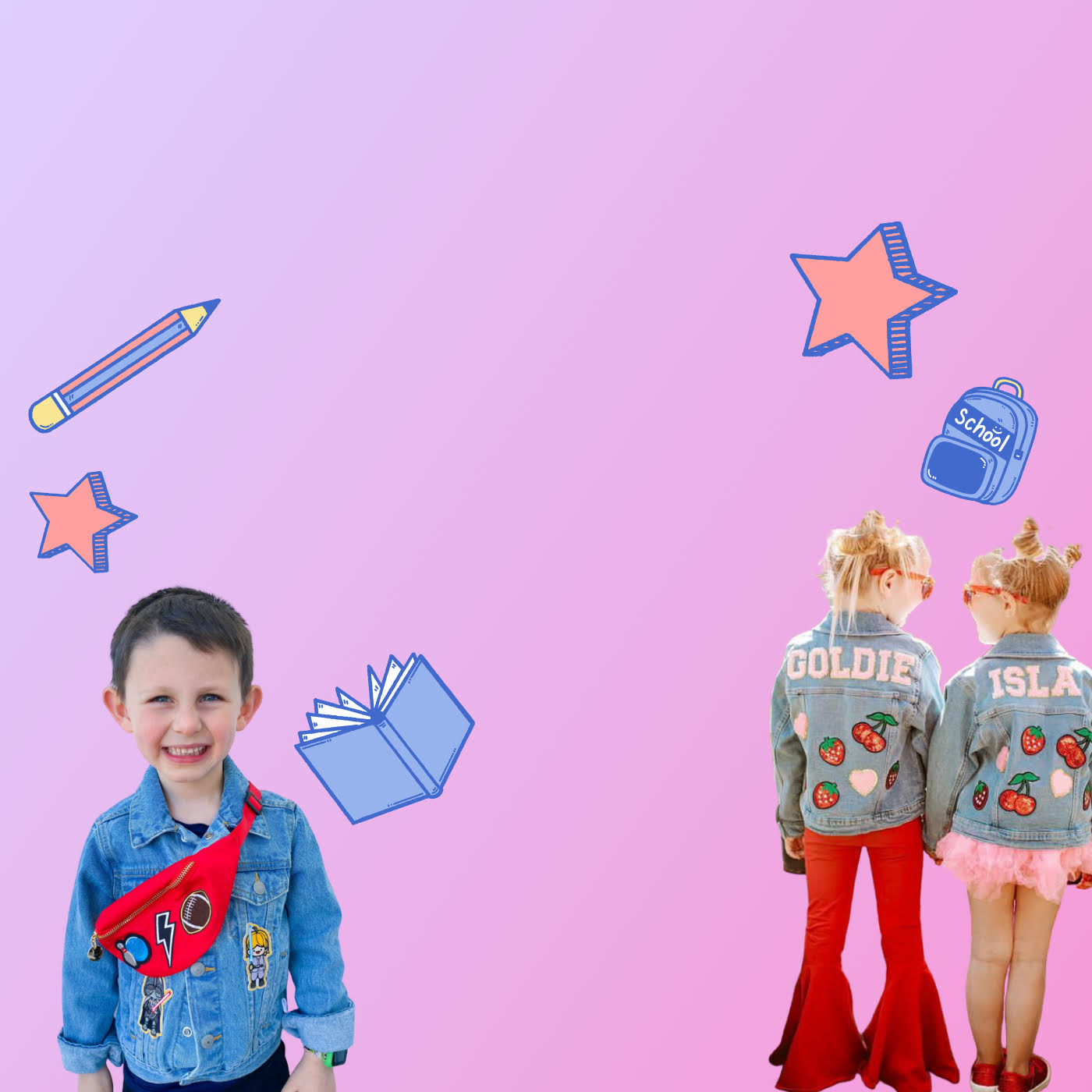 Custom Patch Jackets, Clothing, Accessories | Three Wildflower Designs ...